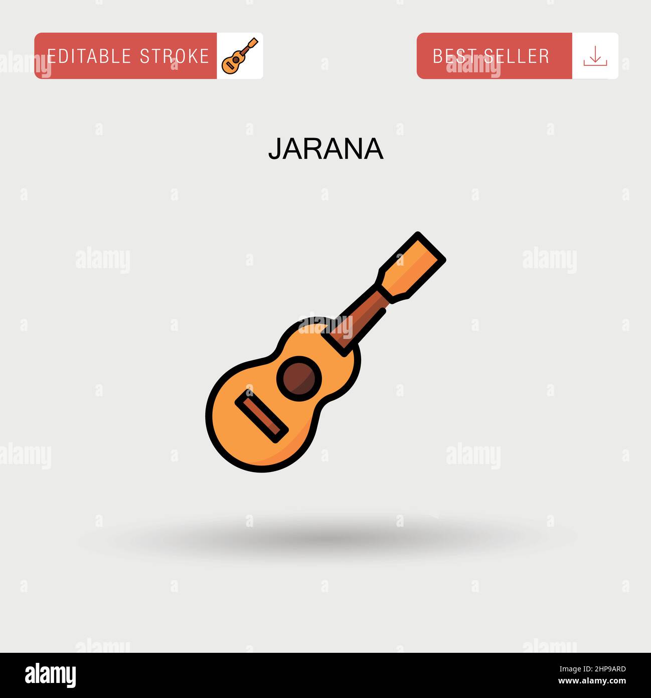 Jarana Simple vector icon Stock Vector Image & Art - Alamy