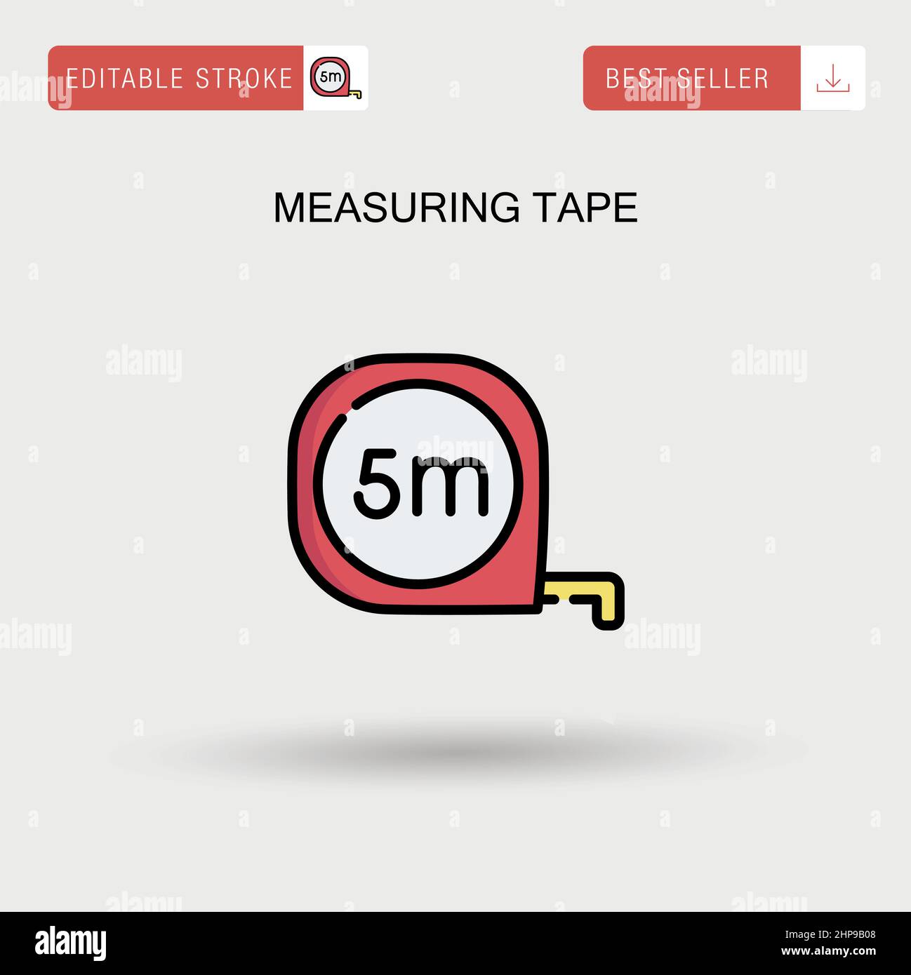 Measuring tape Stock Vector Images - Alamy