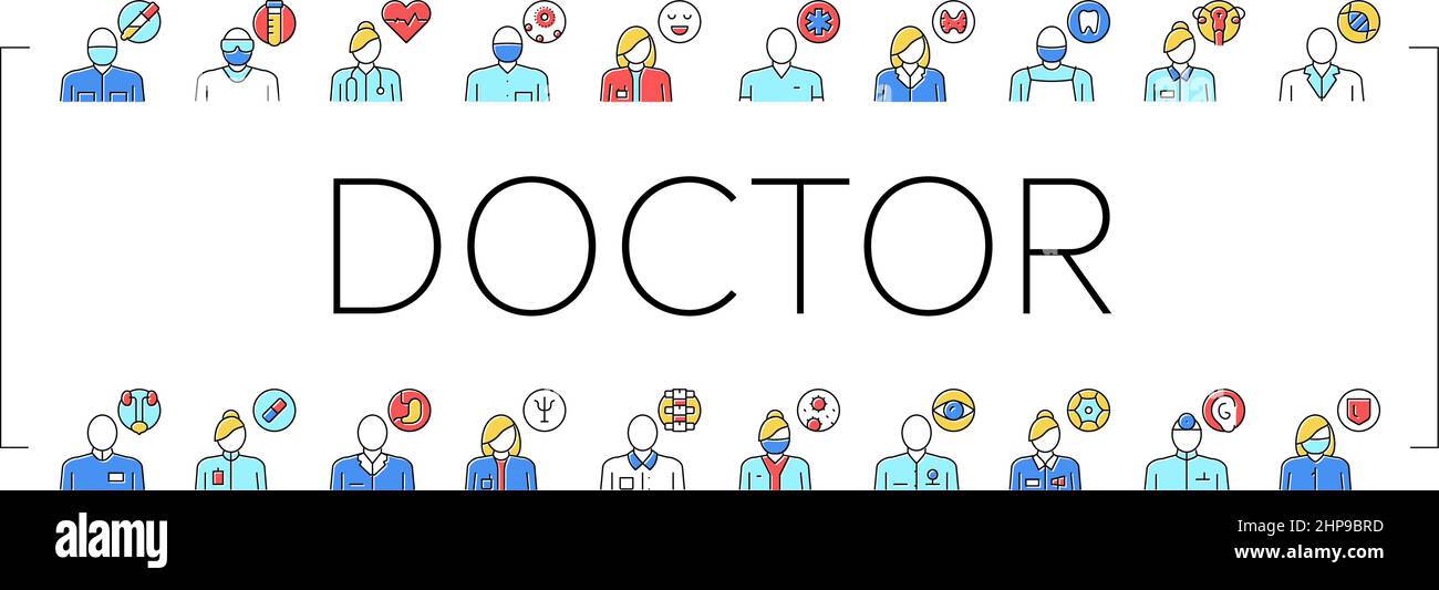 Medical Speciality Collection Icons Set Color Vector Stock Vector Image ... Medical Speciality Collection Icons Set Color Vector Stock Vector Image ...