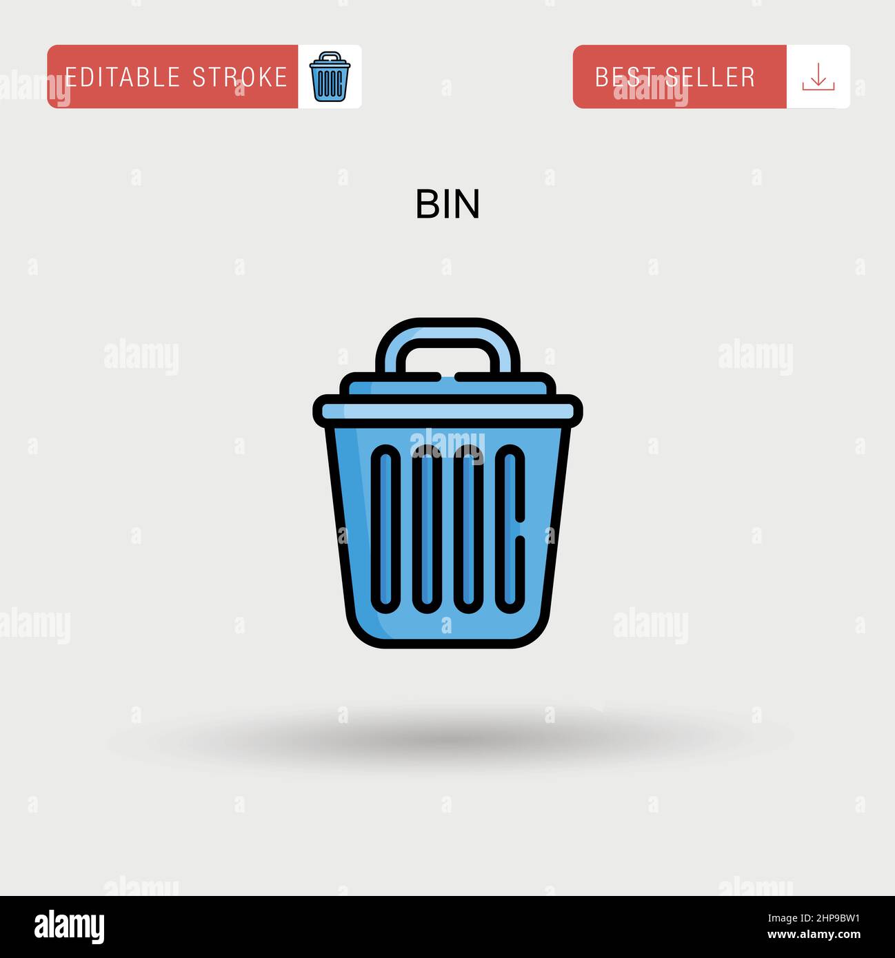 Green bin bag Stock Vector Images - Alamy