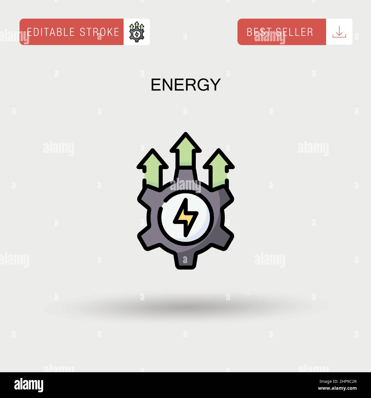 Energy Simple vector icon Stock Vector Image & Art - Alamy