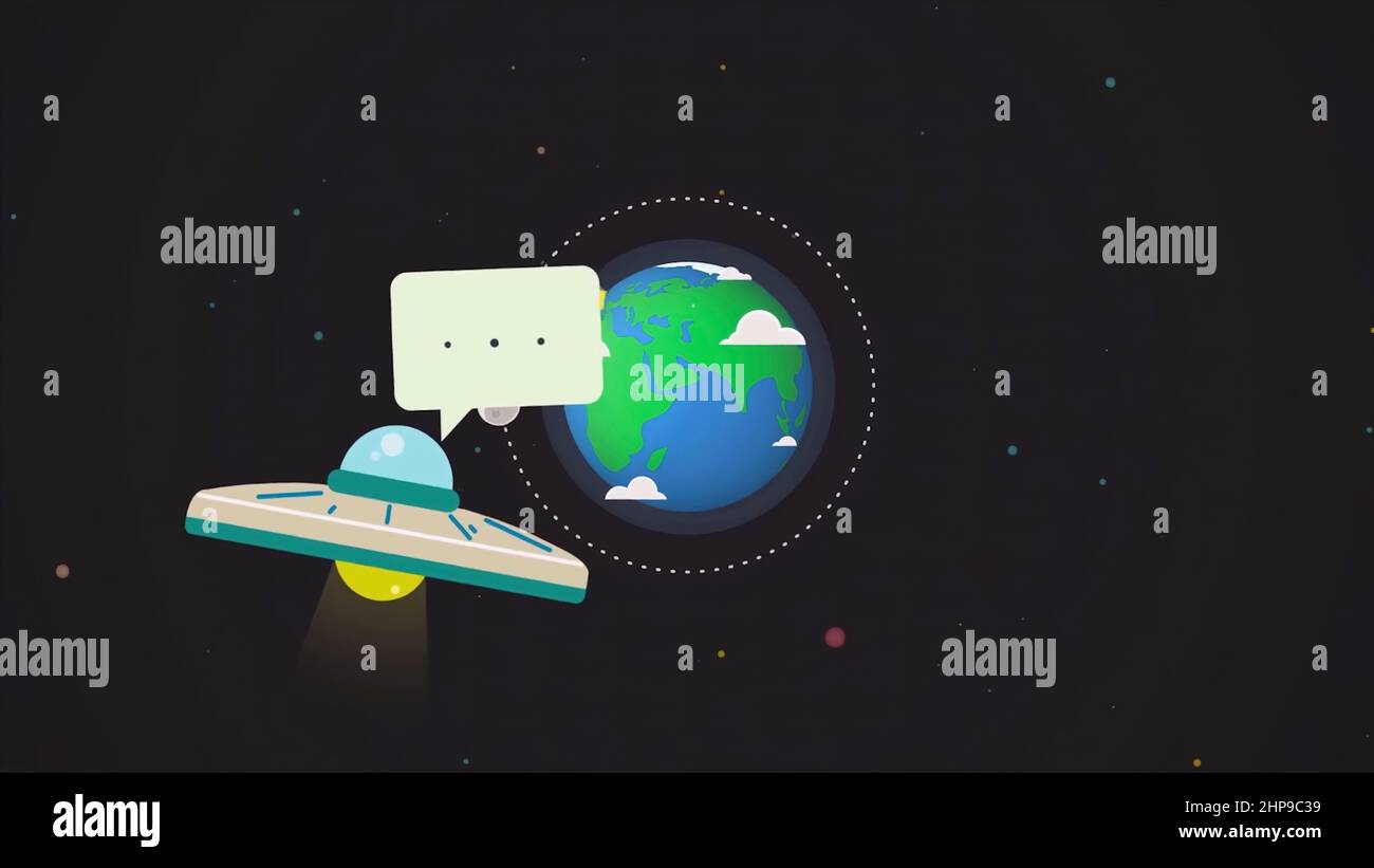 Rotating earth spinning in cartoon hi-res stock photography and images ...