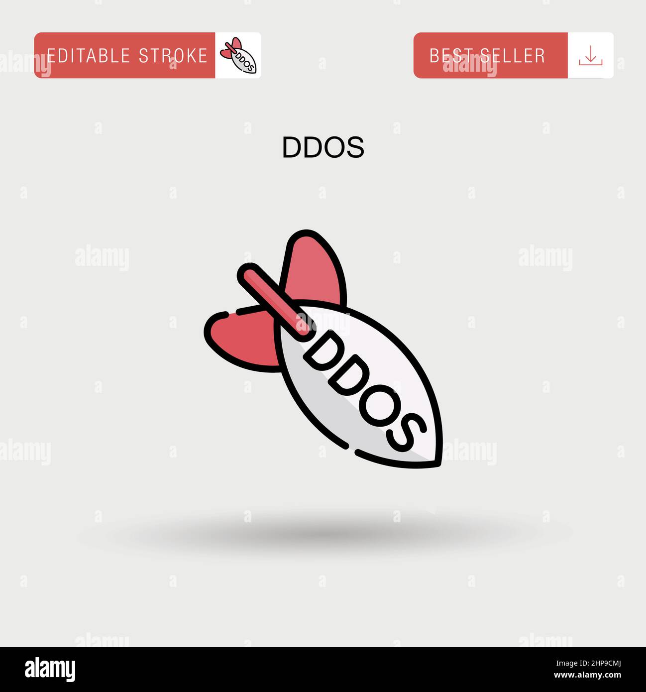 Safety concept ddos attack Stock Vector Images - Alamy