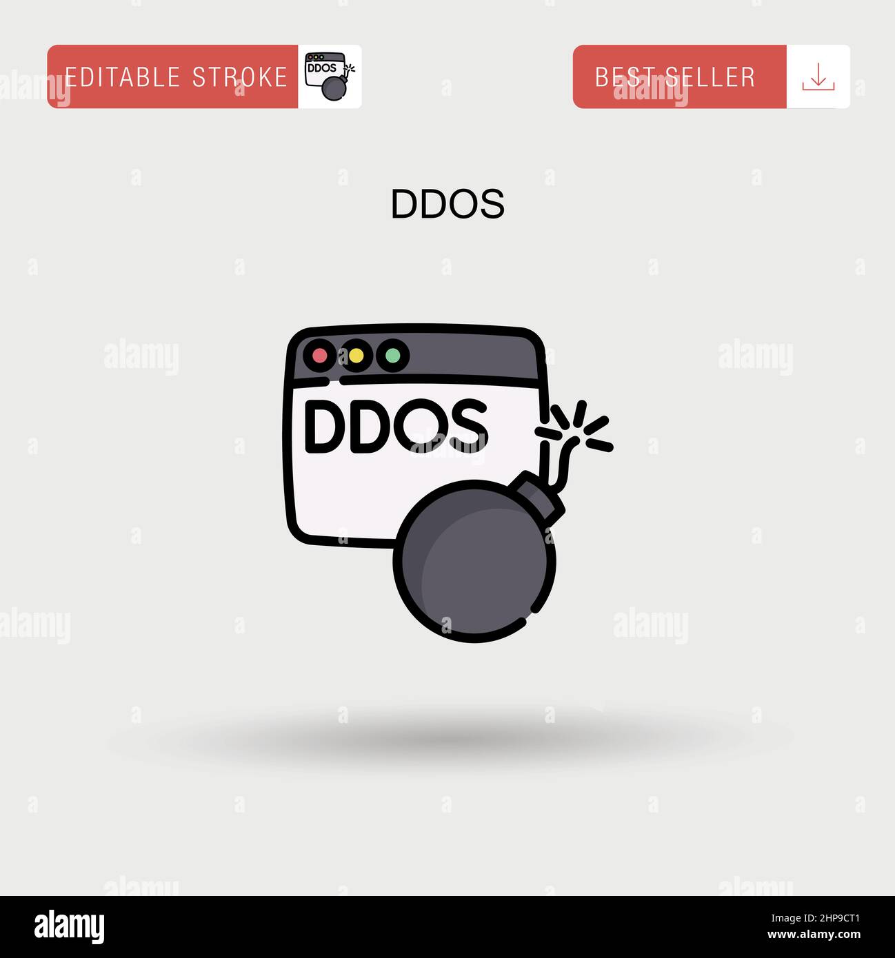 Ddos attack background Stock Vector Images - Alamy