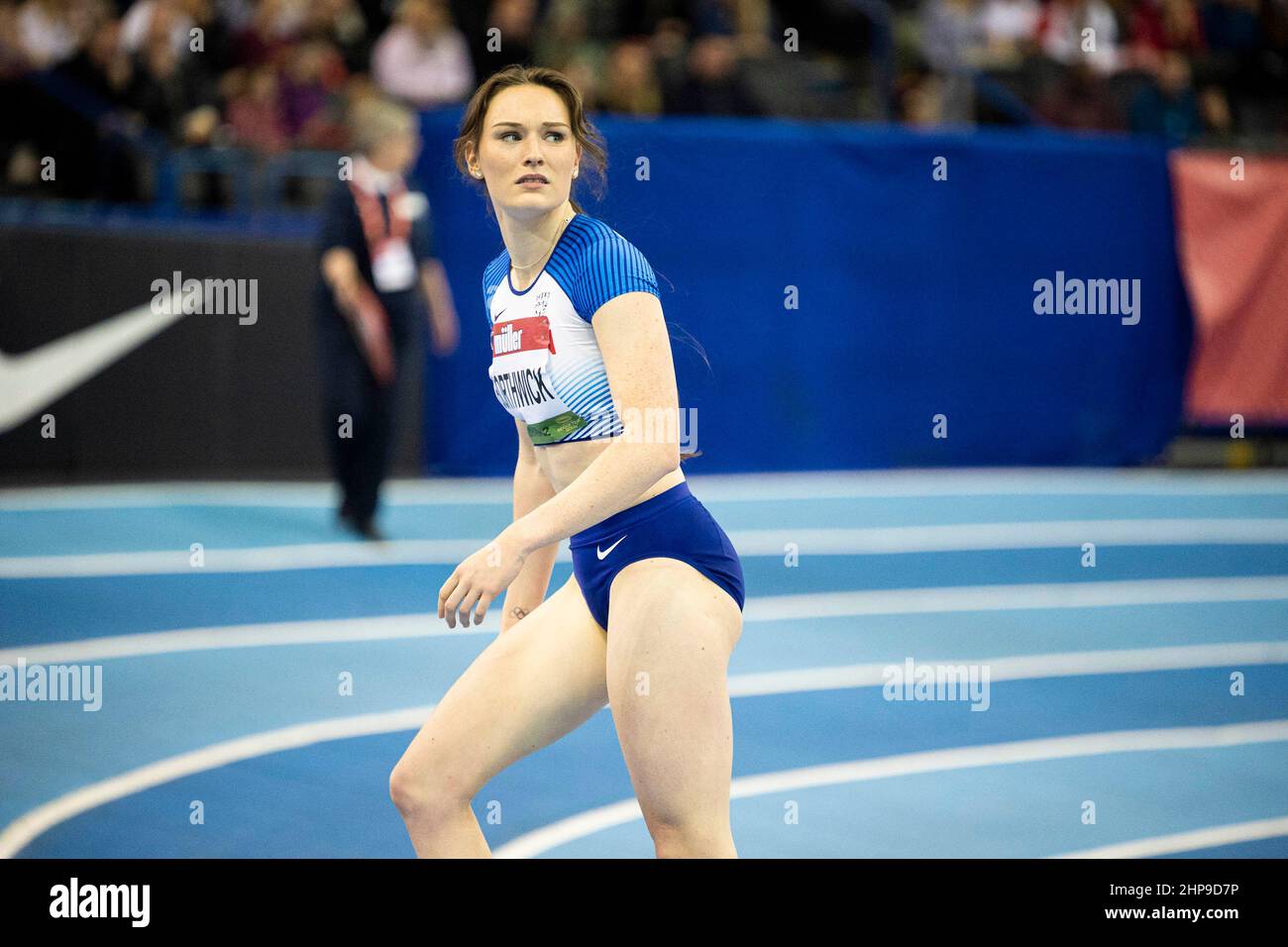 Saturday 19 February 2022: EMILY BORTHWICK GBR is seen in the Müller ...