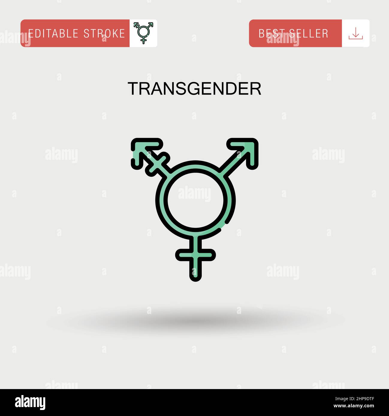 Transgender flag isolated Stock Vector Images - Alamy