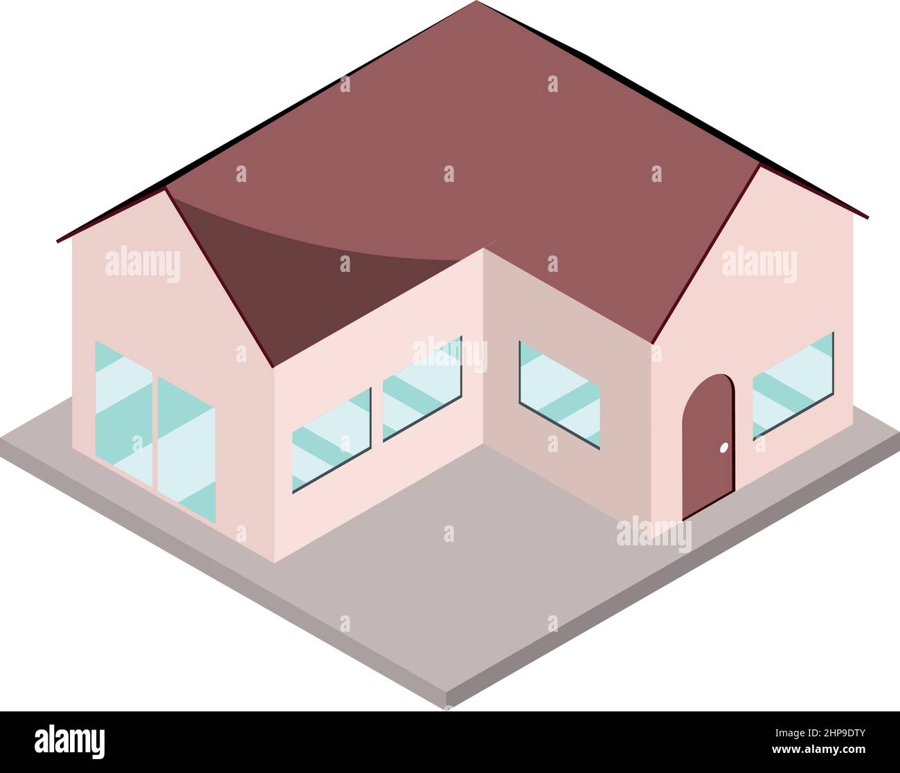 isometric house structure Stock Vector Image & Art - Alamy