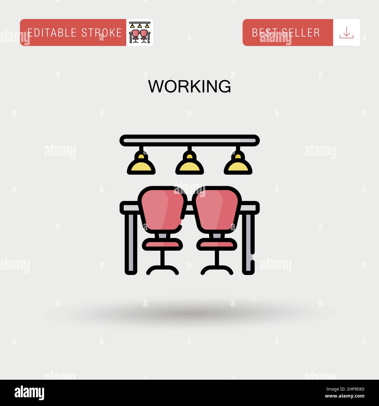 Working Simple vector icon Stock Vector Image & Art - Alamy