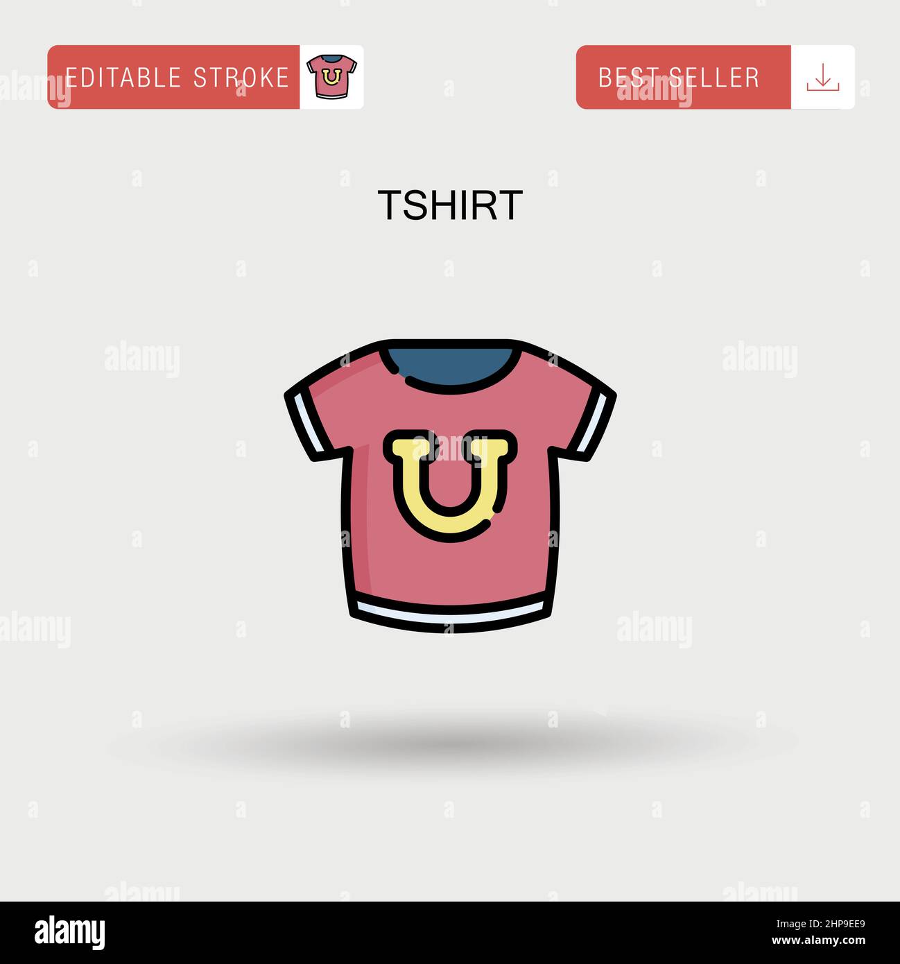 Tshirt Simple vector icon Stock Vector Image & Art - Alamy