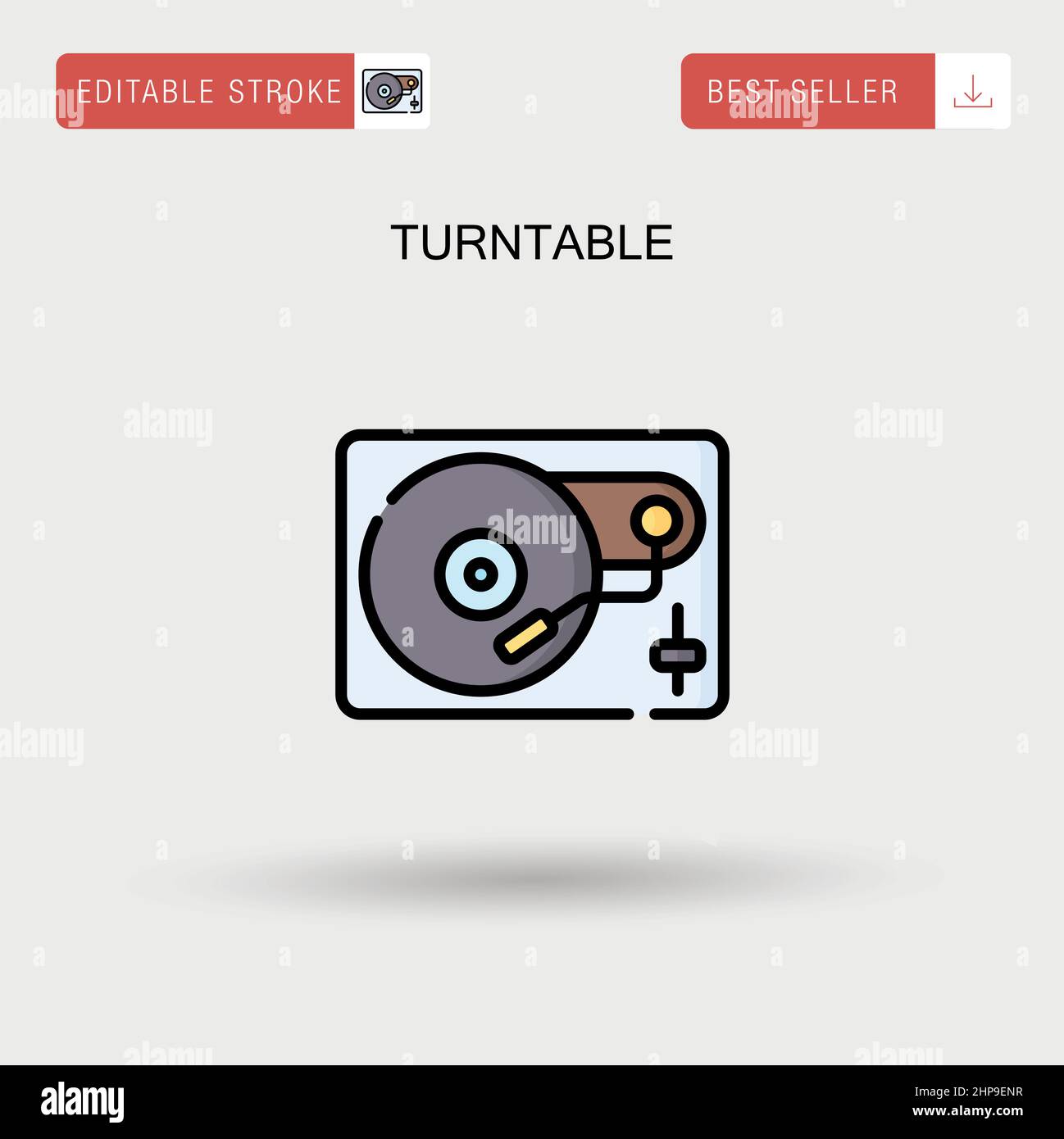 Modern turntable Stock Vector Images - Alamy