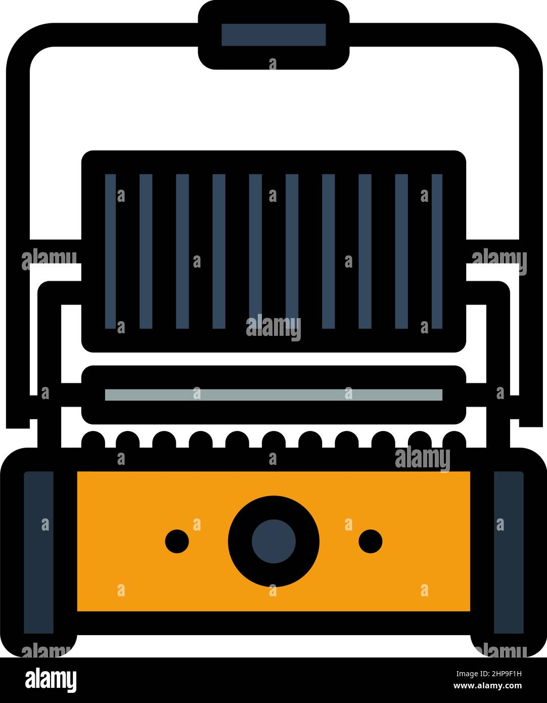 Home bbq icon outline Stock Vector Images - Alamy