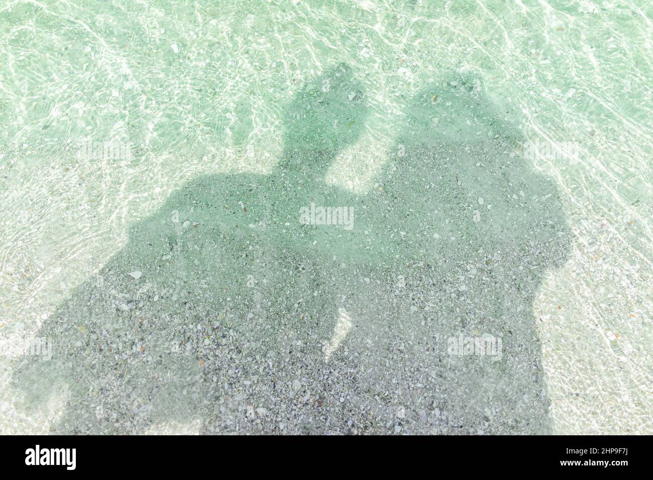 Florida couple shadow hi-res stock photography and images - Alamy