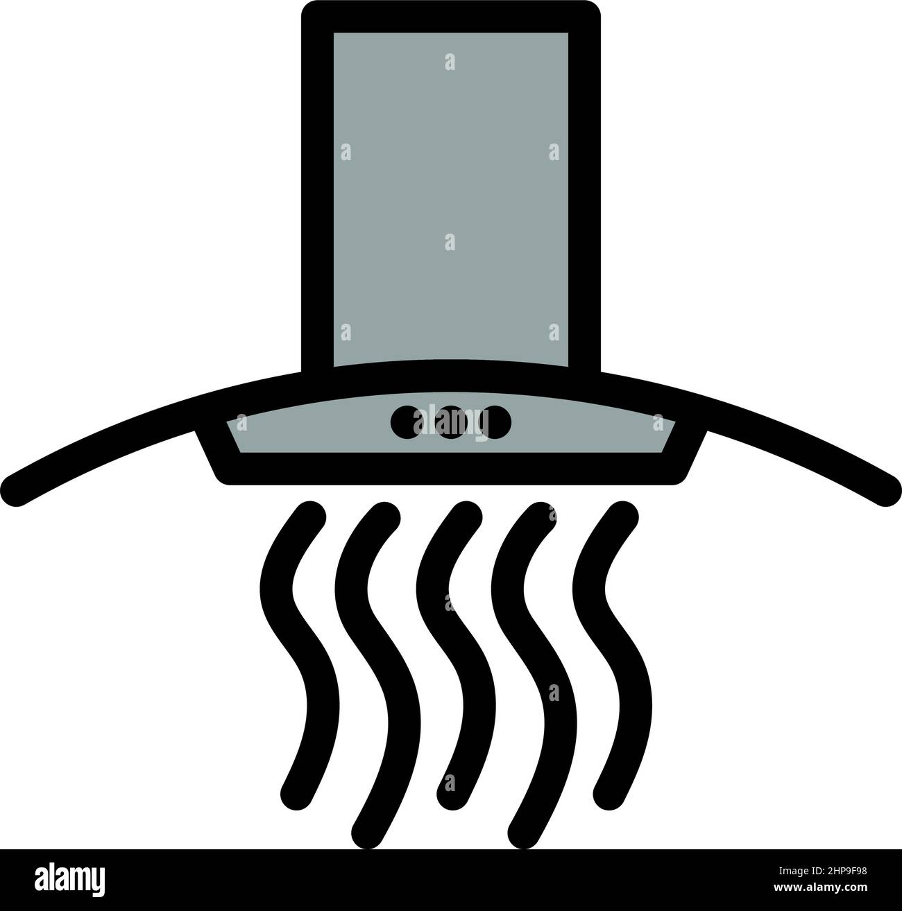 Kitchen Hood Icon Stock Vector Image & Art - Alamy