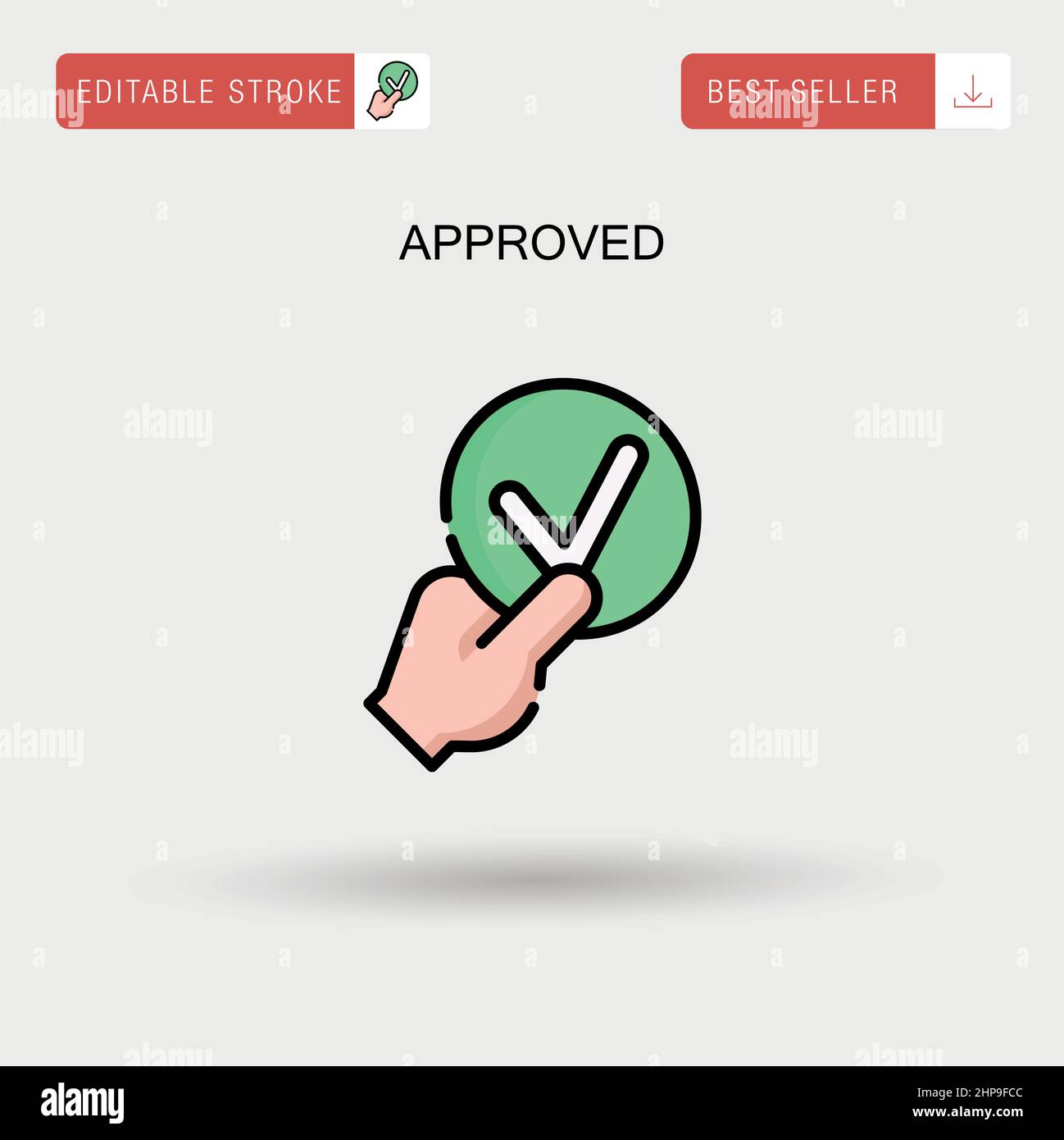 Approve icon hi-res stock photography and images - Alamy