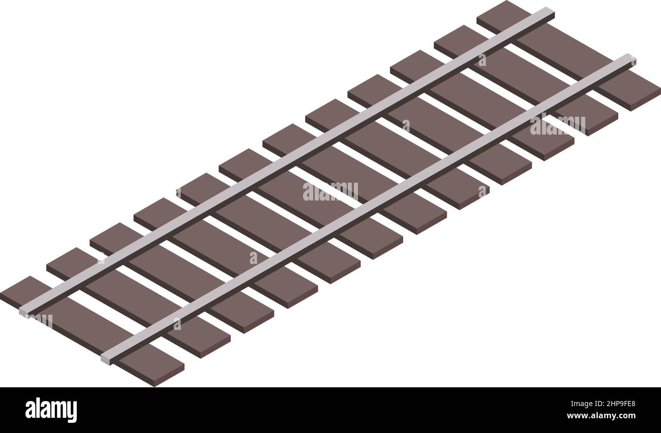 Metro rail train tracks Cut Out Stock Images & Pictures - Alamy