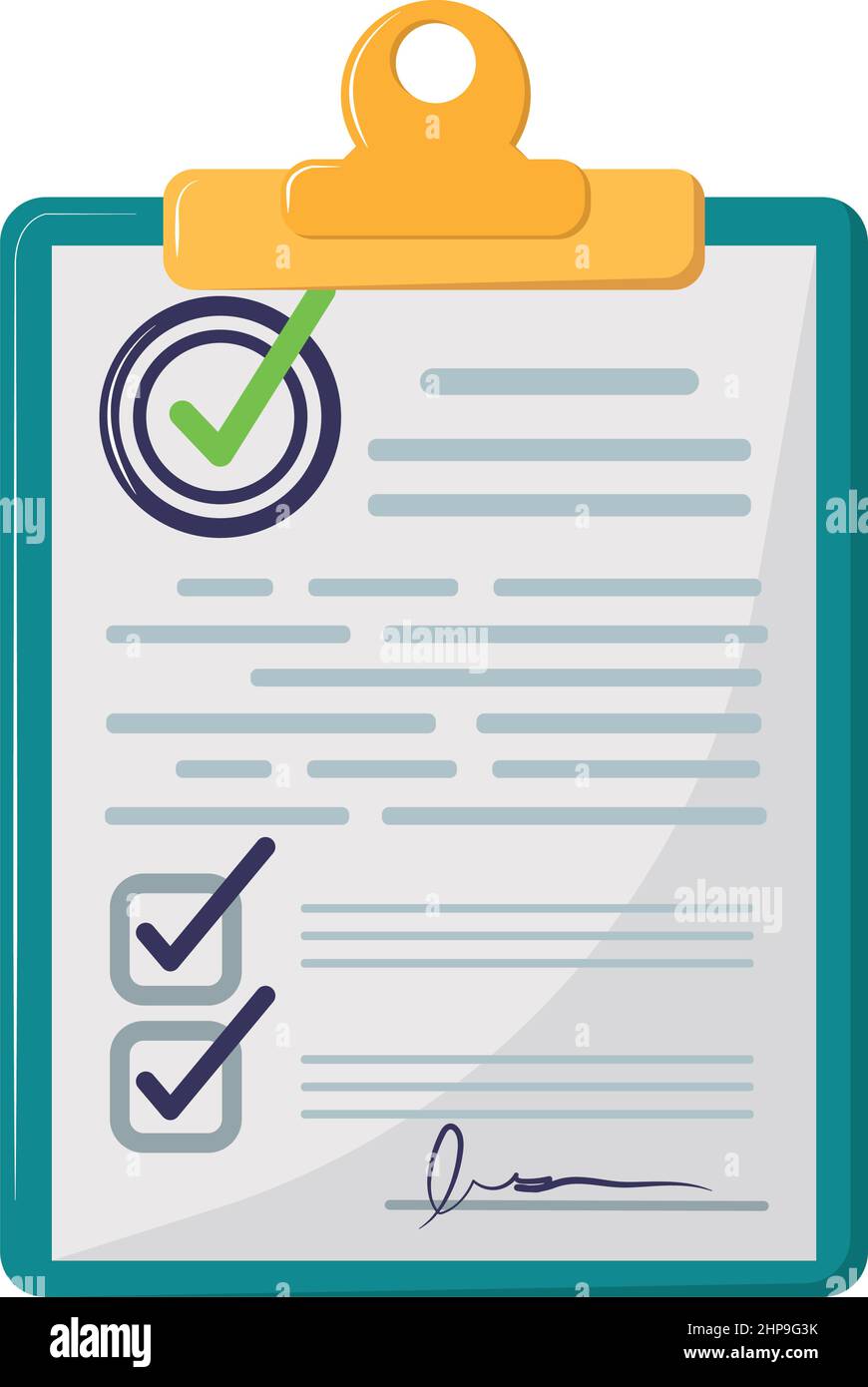 insurance policy check mark Stock Vector Image & Art - Alamy