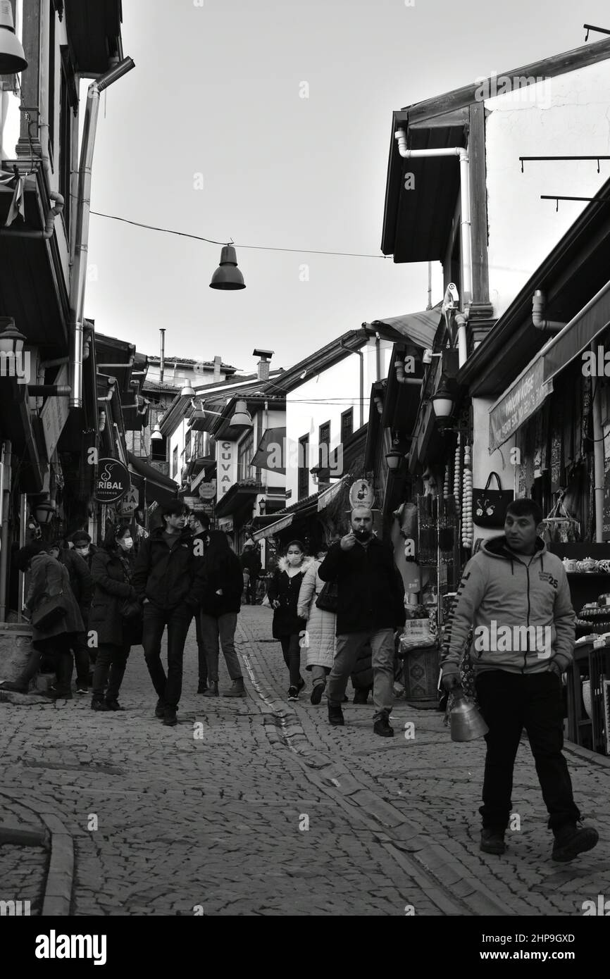 Ankara Old Town - Shops and Street Life in the Castle Area of Old ...