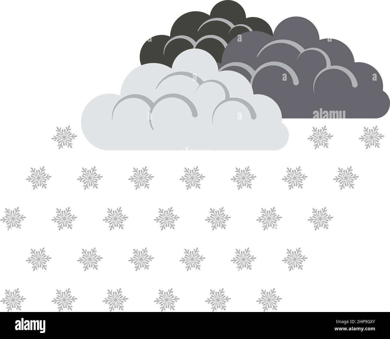 Weather snowfall Stock Vector Images - Alamy
