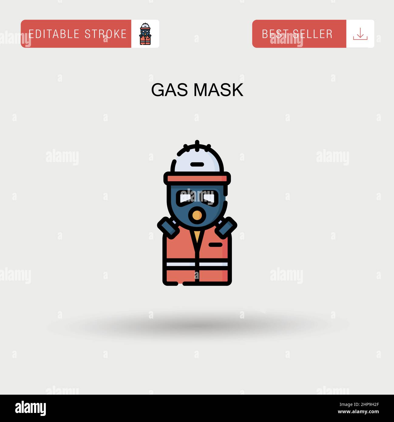 Gas mask Stock Vector Images - Alamy
