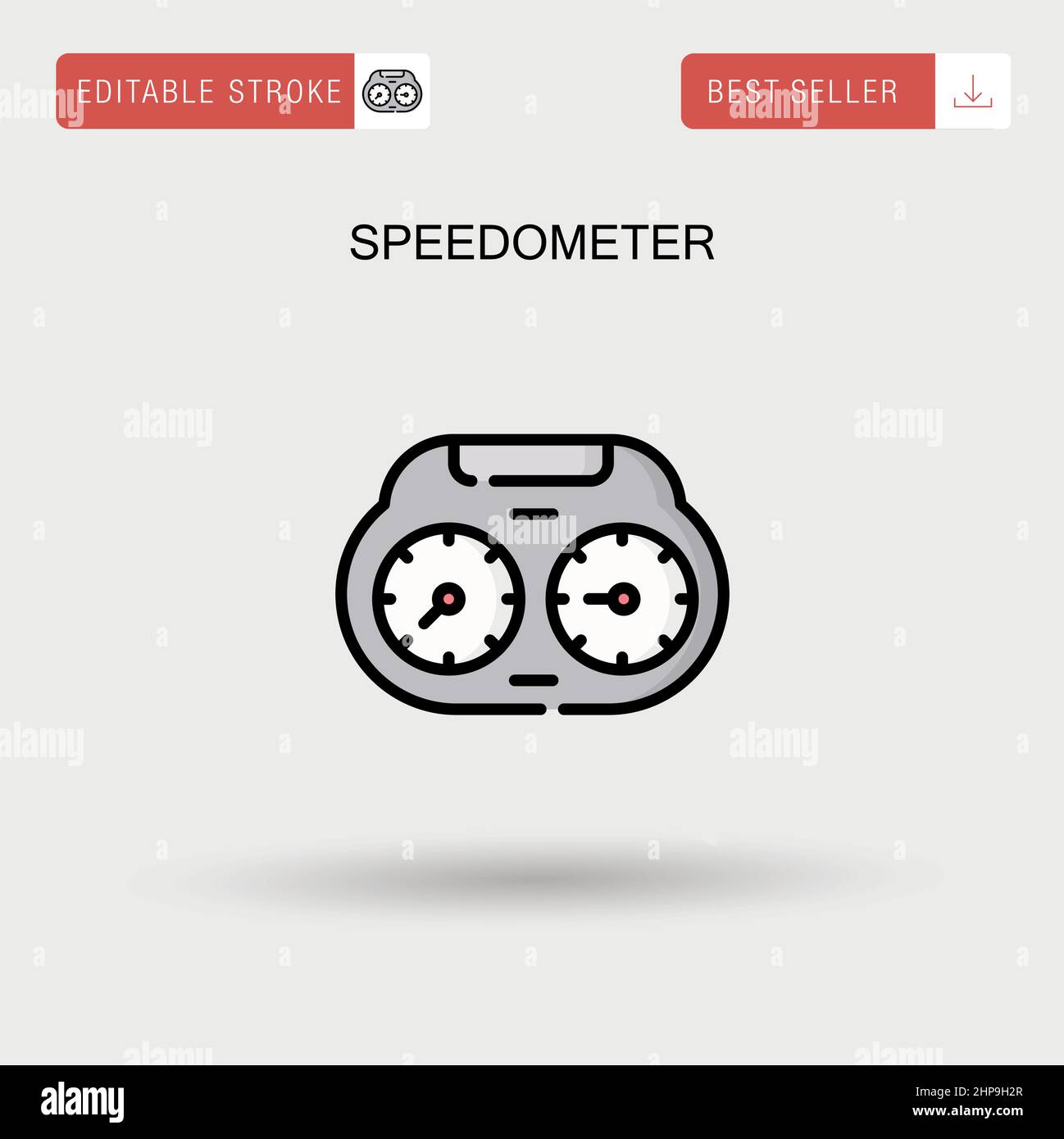 Engine speed meter Stock Vector Images - Alamy