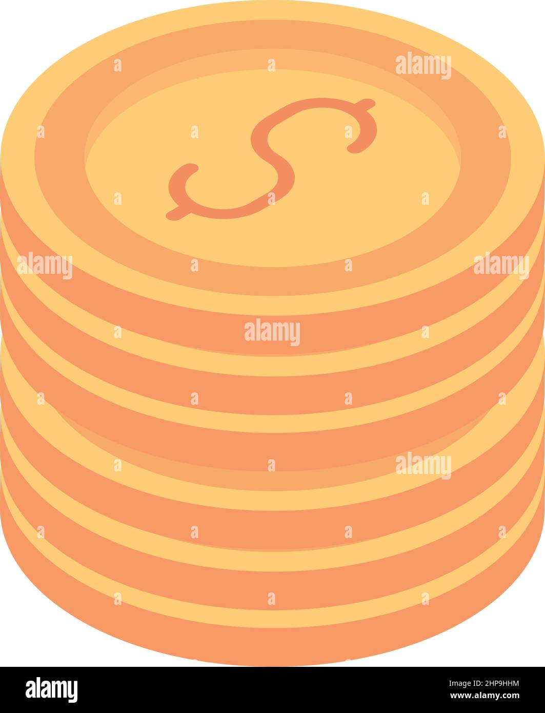 isometric coins money Stock Vector Image & Art - Alamy