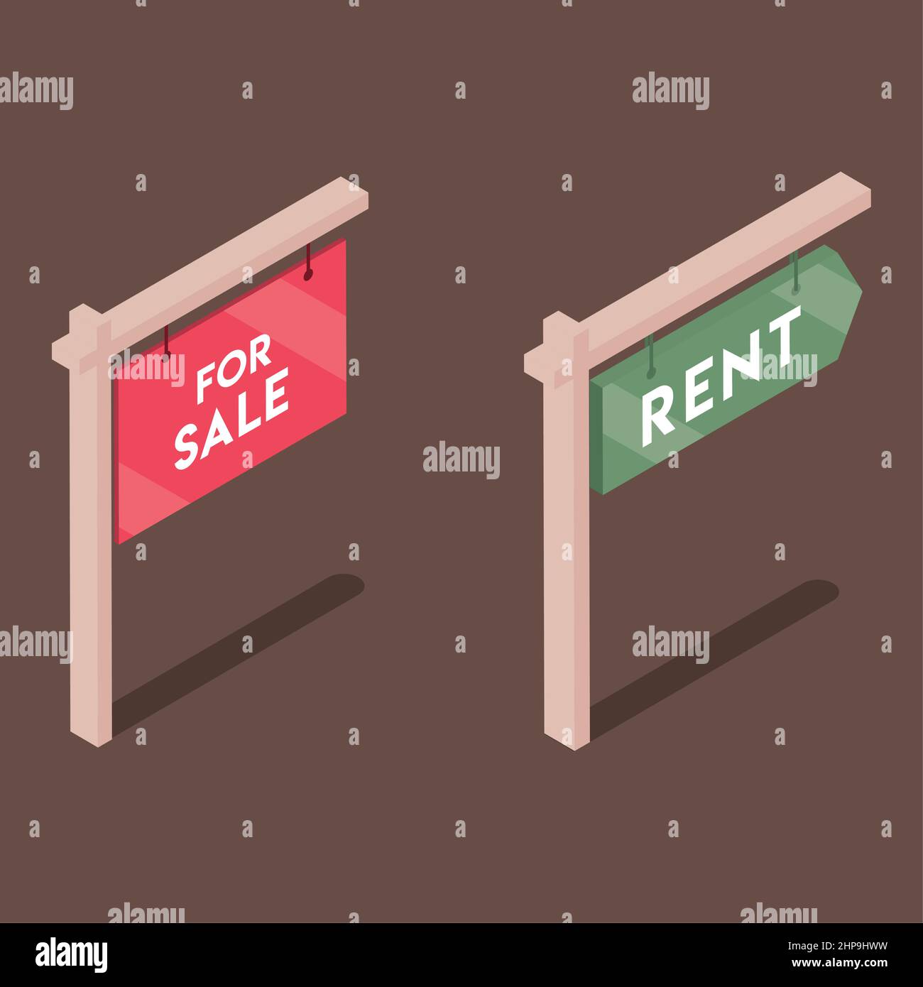 real estate signs Stock Vector Image & Art - Alamy