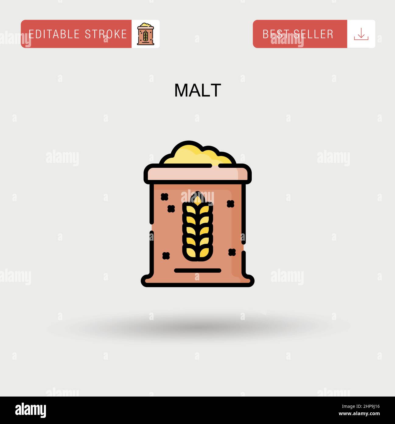 Malt Simple vector icon Stock Vector Image & Art - Alamy