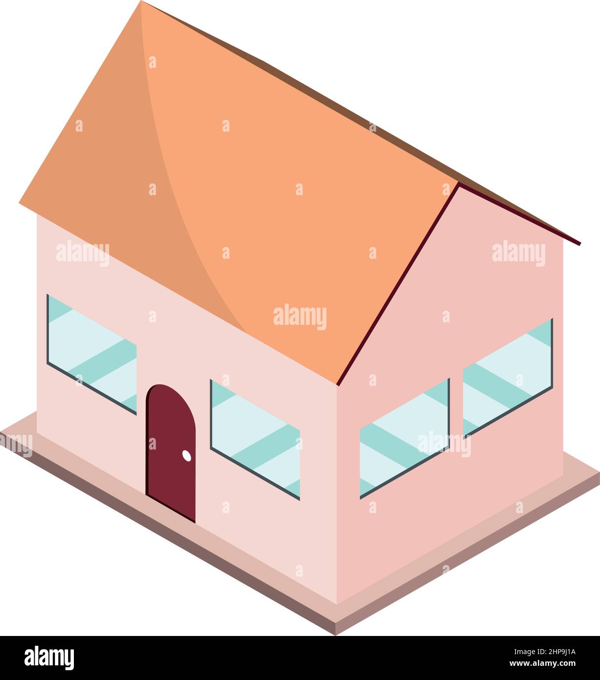 isometric house residential Stock Vector Image & Art - Alamy