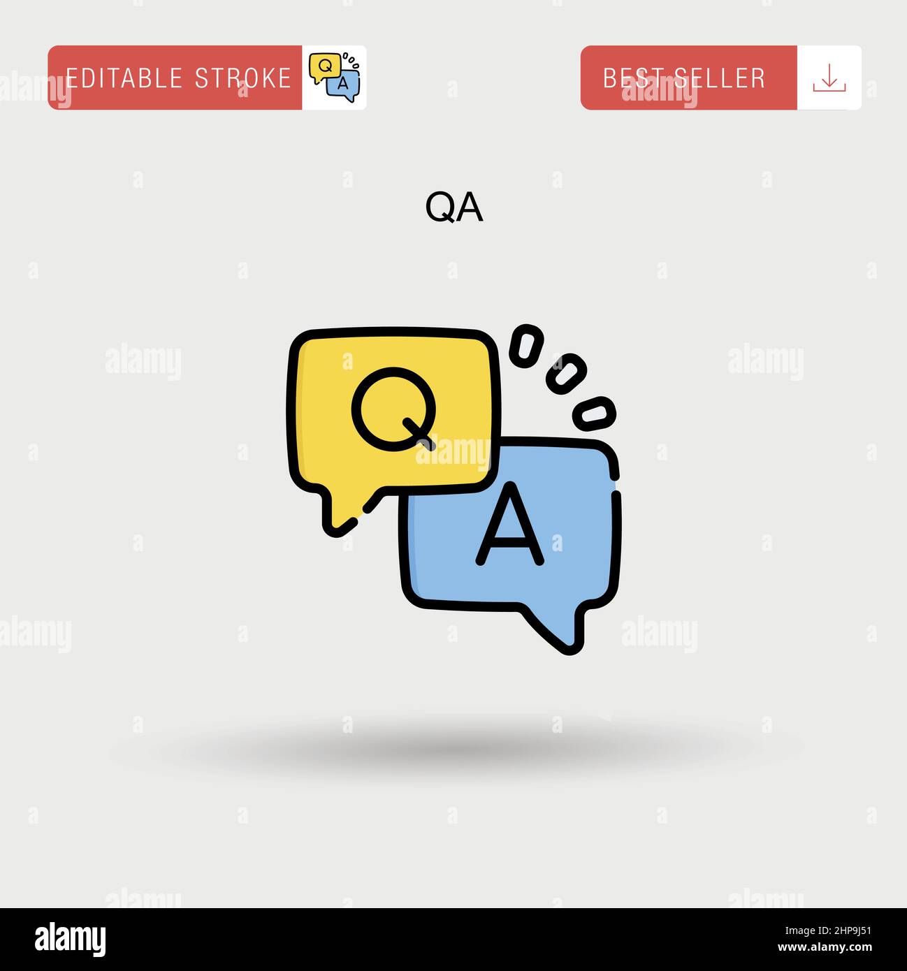 Vector illustration quality test icon hi-res stock photography and ...