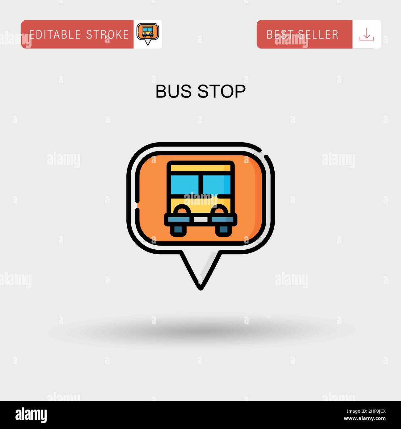 Billboard bus stop advertisement Stock Vector Images - Alamy