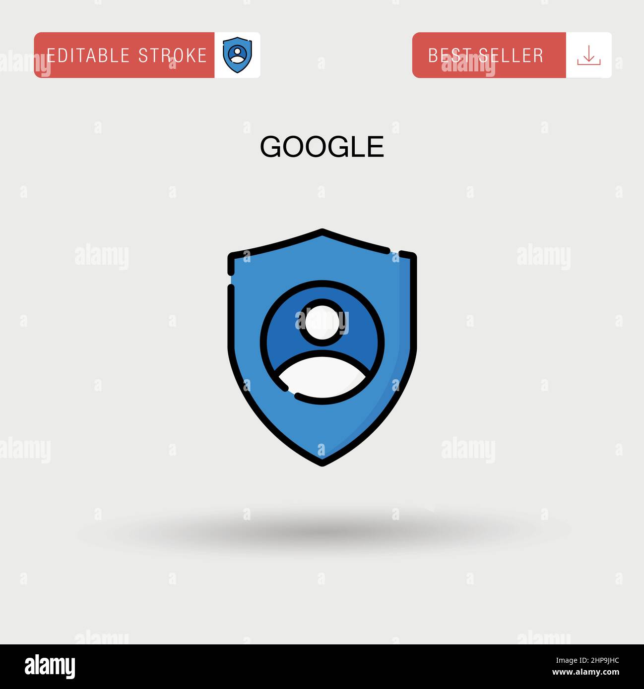 Google Simple vector icon Stock Vector Image & Art - Alamy