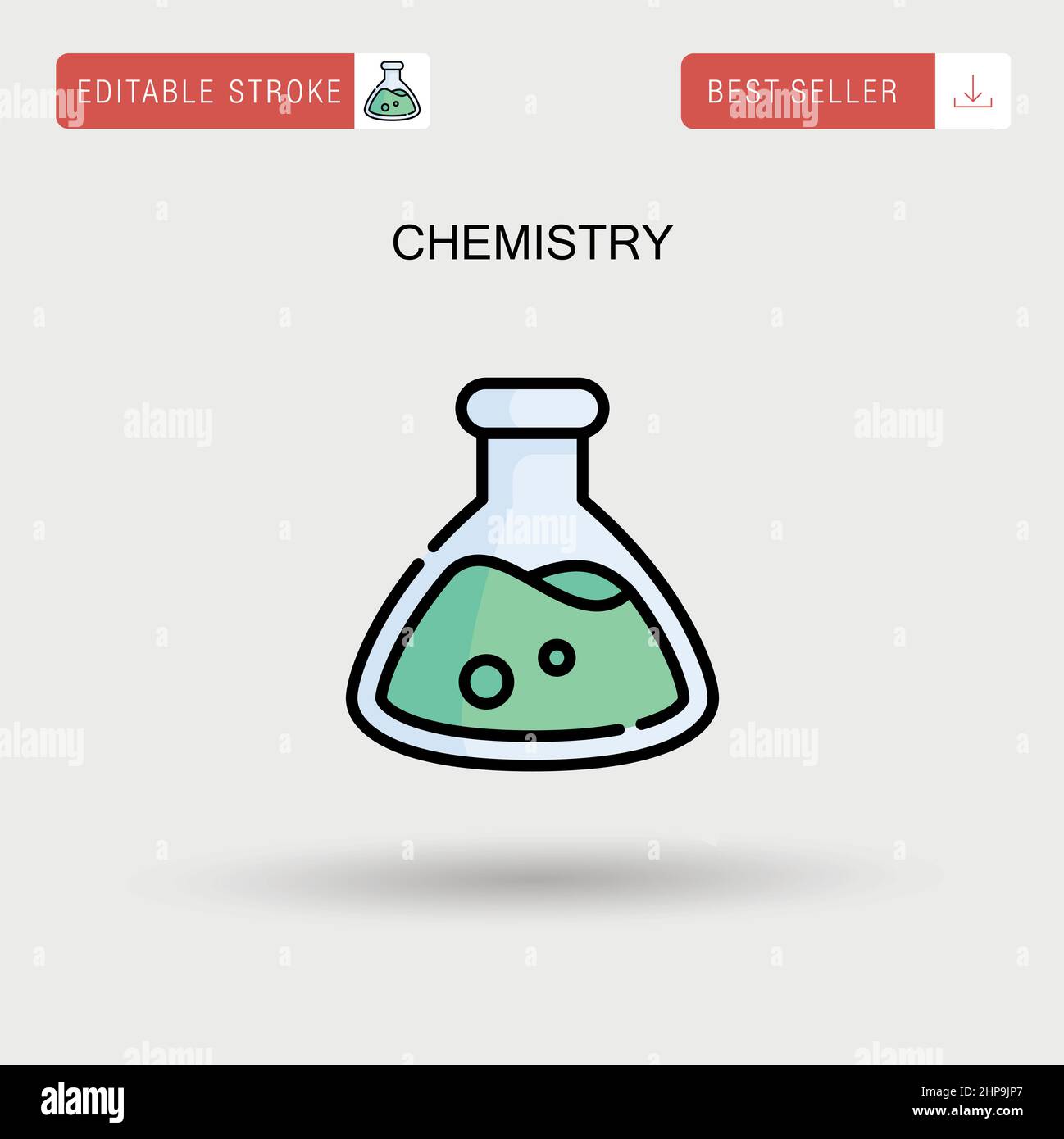 Chemistry Simple vector icon Stock Vector Image & Art - Alamy