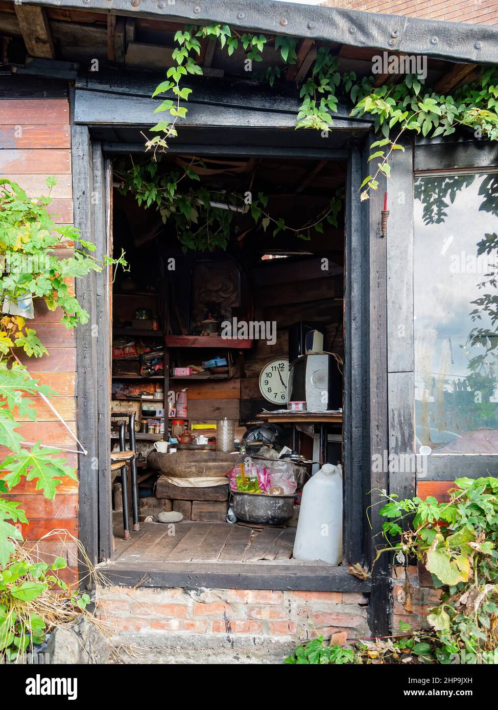 Afternoon view of the cityscape of Ruifang District at New Taipei City ...