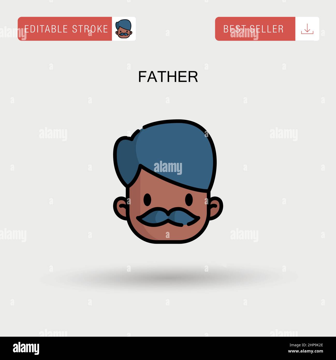 Father Simple vector icon Stock Vector Image & Art - Alamy