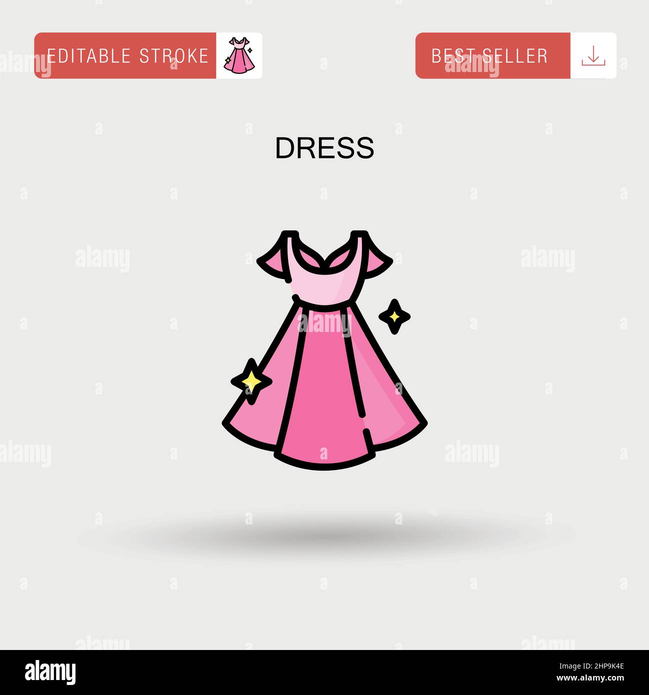 Modern dress Stock Vector Images - Alamy