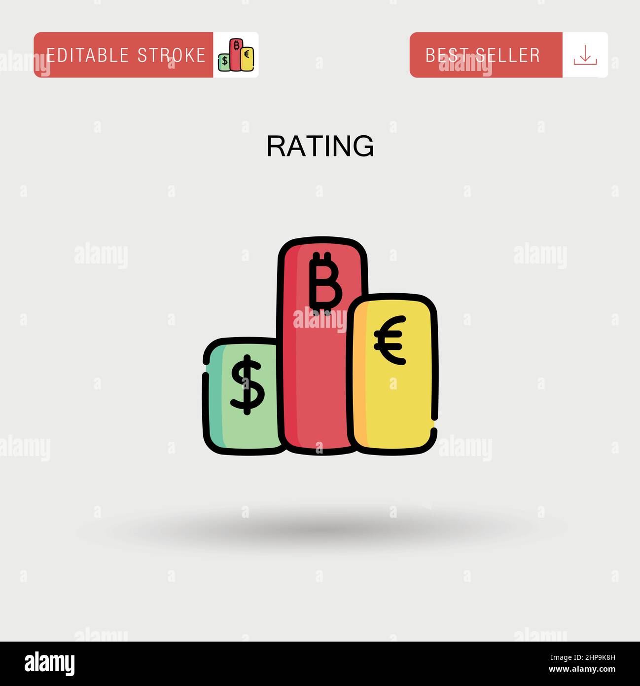 Rating Simple vector icon Stock Vector Image & Art - Alamy