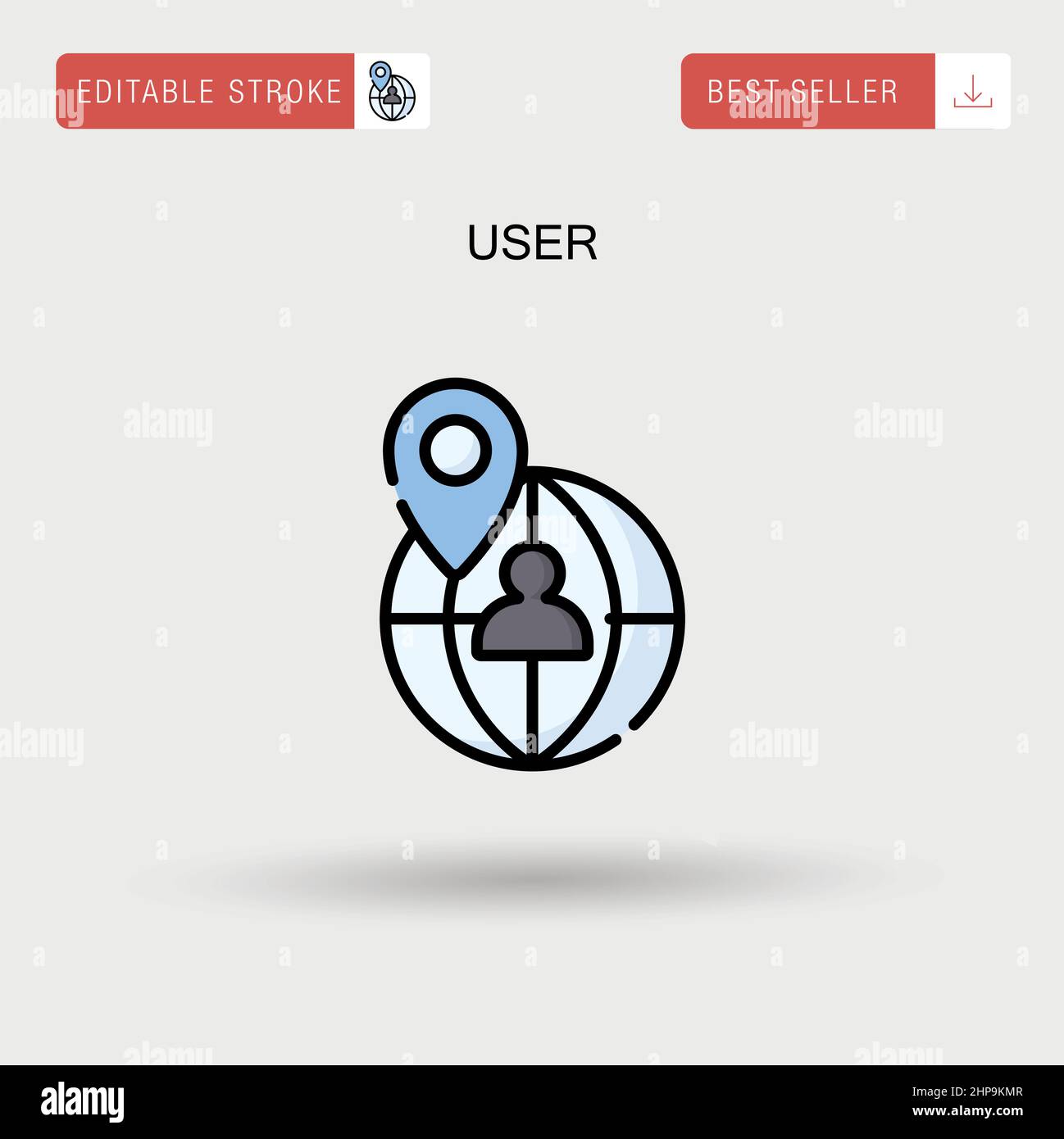 Male icon vector user Stock Vector Images - Alamy