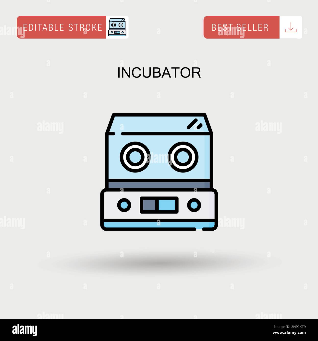 Incubator Simple vector icon Stock Vector Image & Art - Alamy