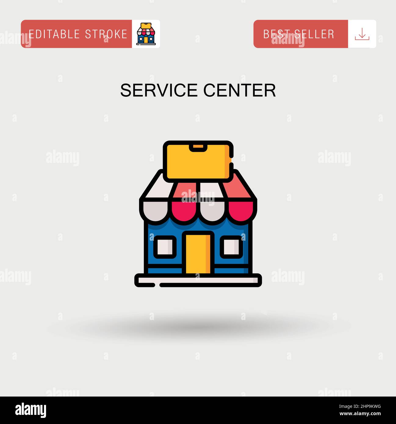Customer service station Stock Vector Images - Alamy