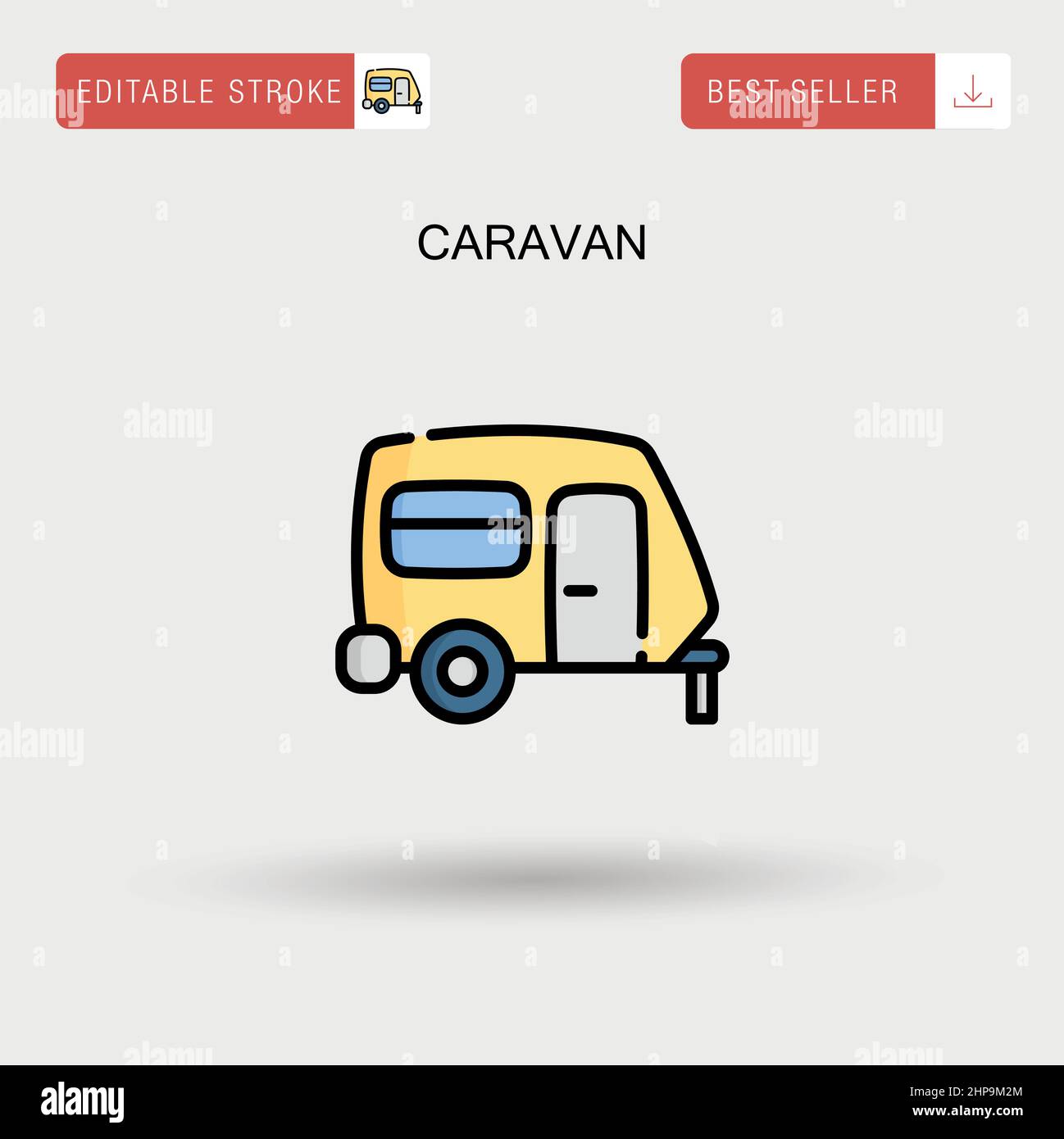 Campervan icon Stock Vector Images - Alamy
