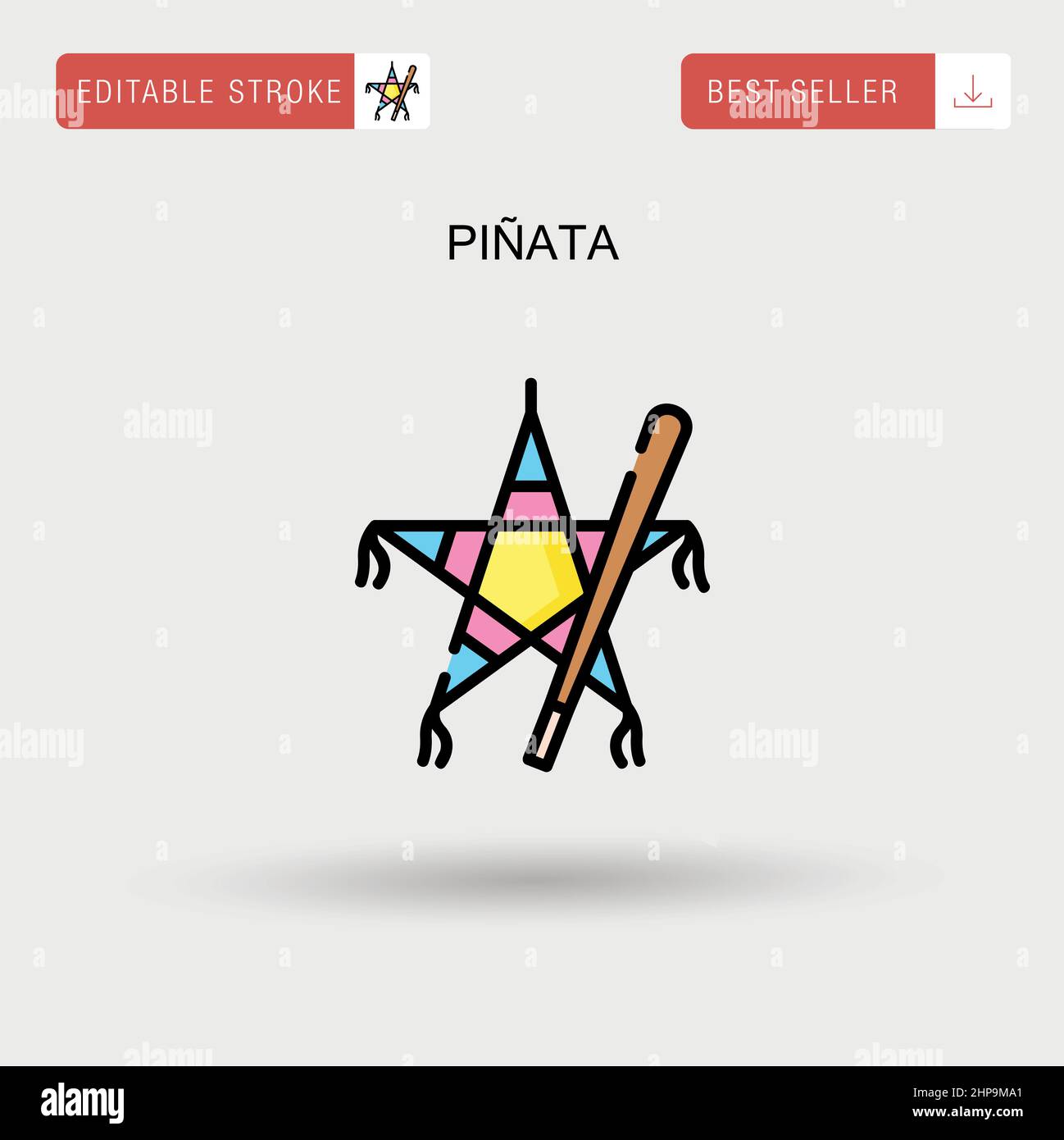 Vector donkey icon cute Stock Vector Images - Alamy