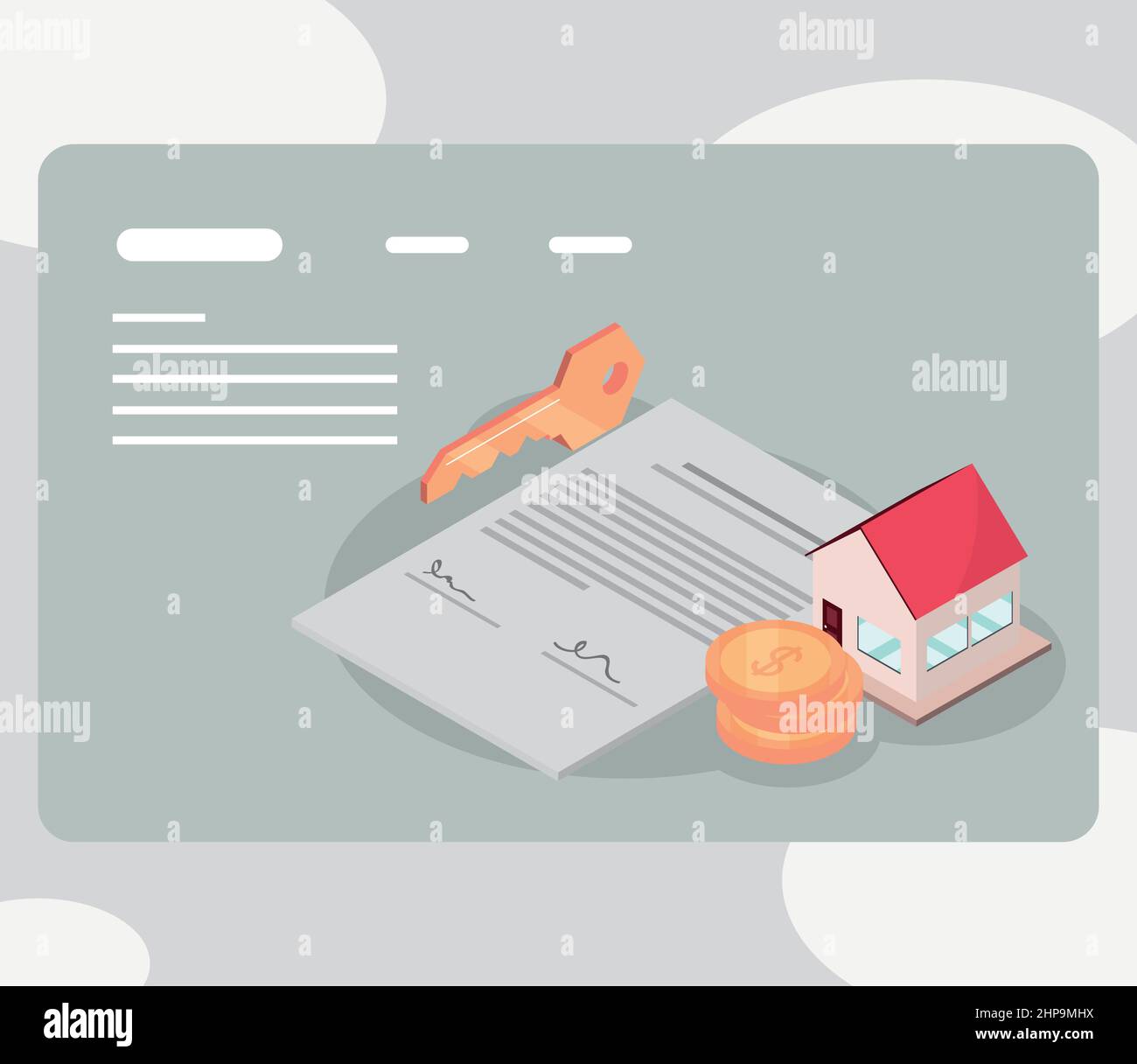 real estate contract signature Stock Vector Image & Art - Alamy