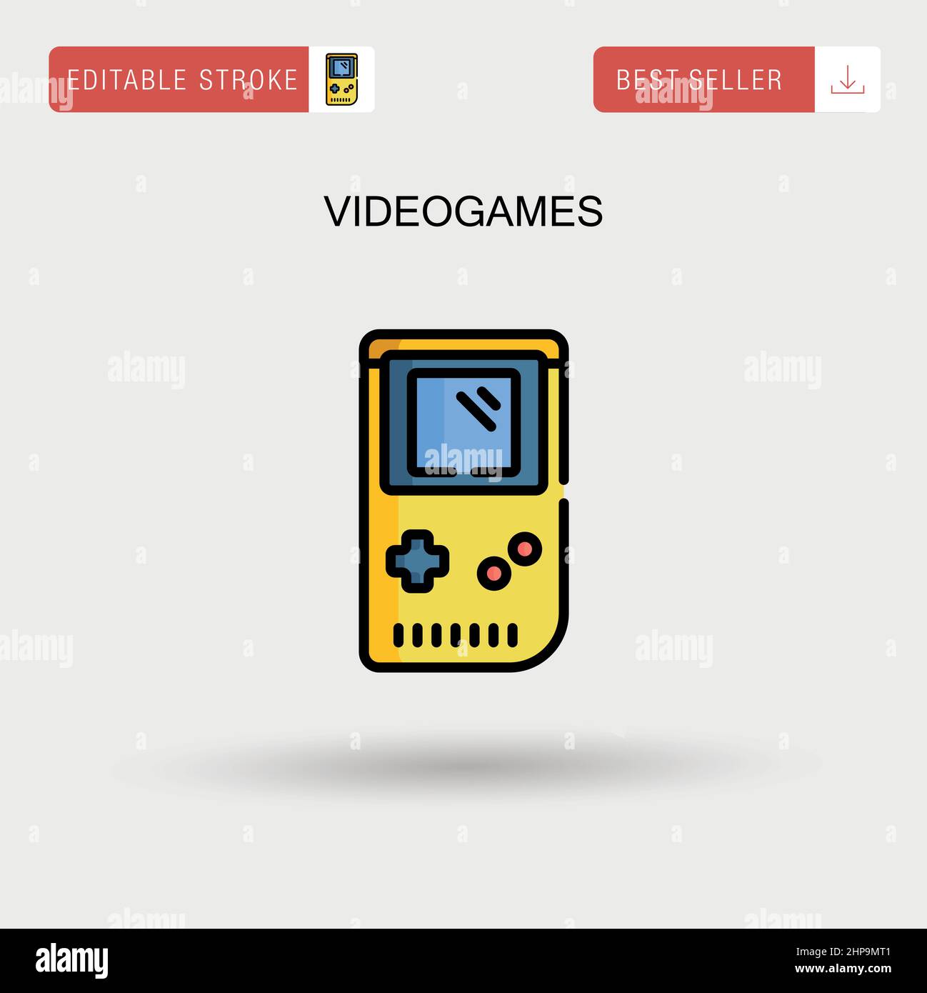 Videogames Simple vector icon Stock Vector Image & Art - Alamy