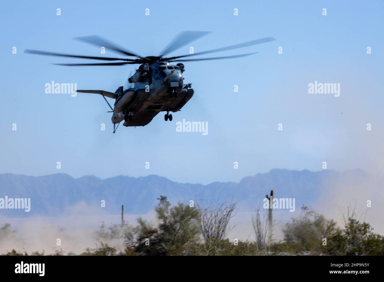 A CH-53E Super Stallion assigned to Marine Heavy Helicopter Squadron ...