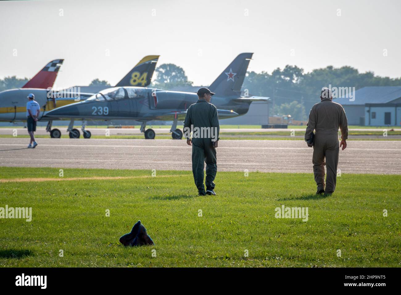 Oshkosh wisconsin eaa airventure airplane air show hi-res stock ...