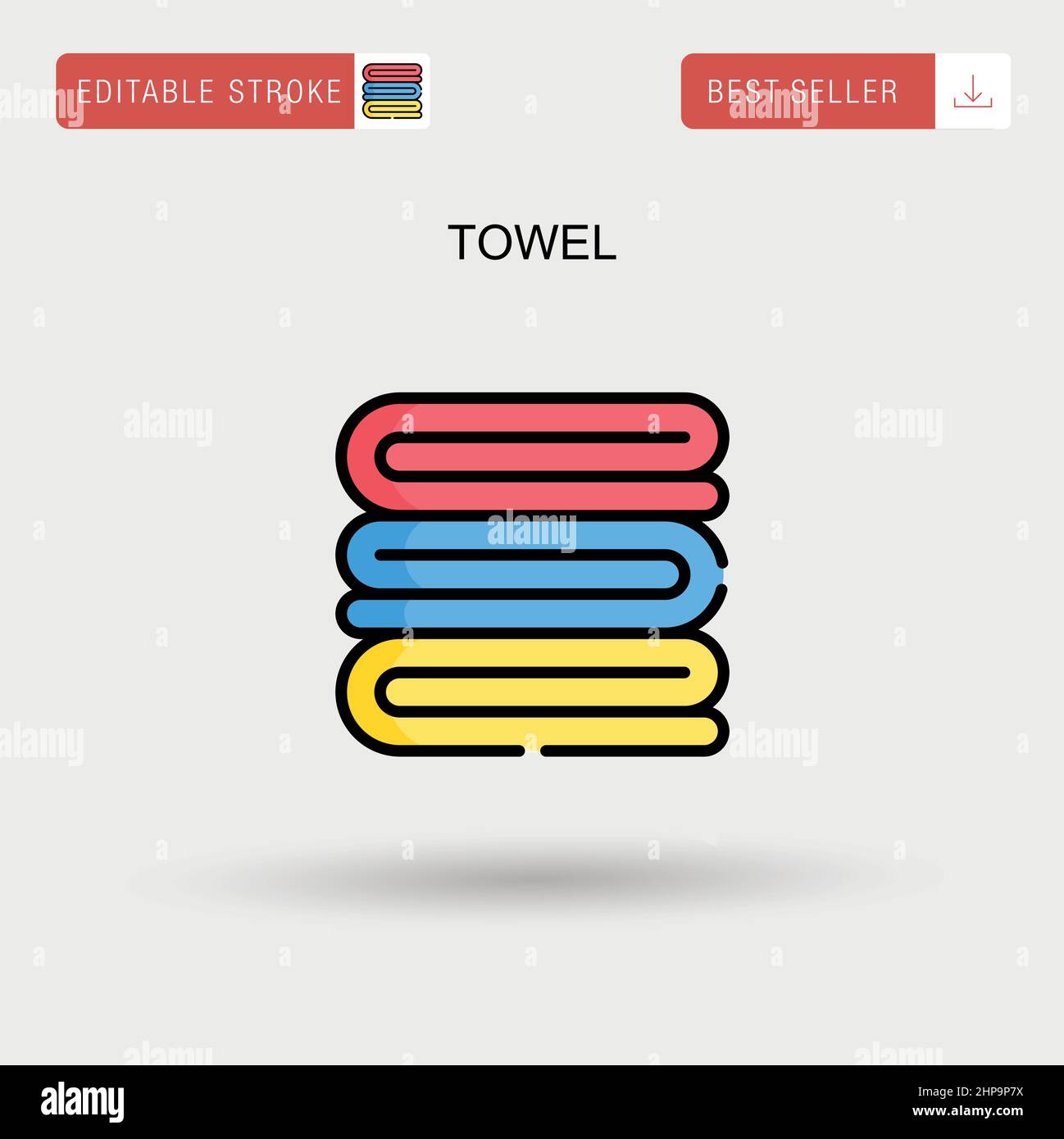 Soft towel fabric texture background Stock Vector Images - Alamy