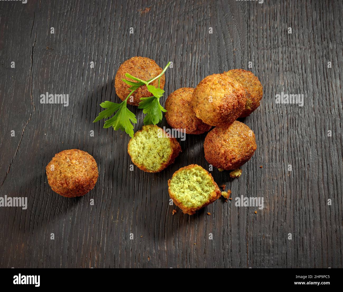 Top view falafel balls hi-res stock photography and images - Alamy