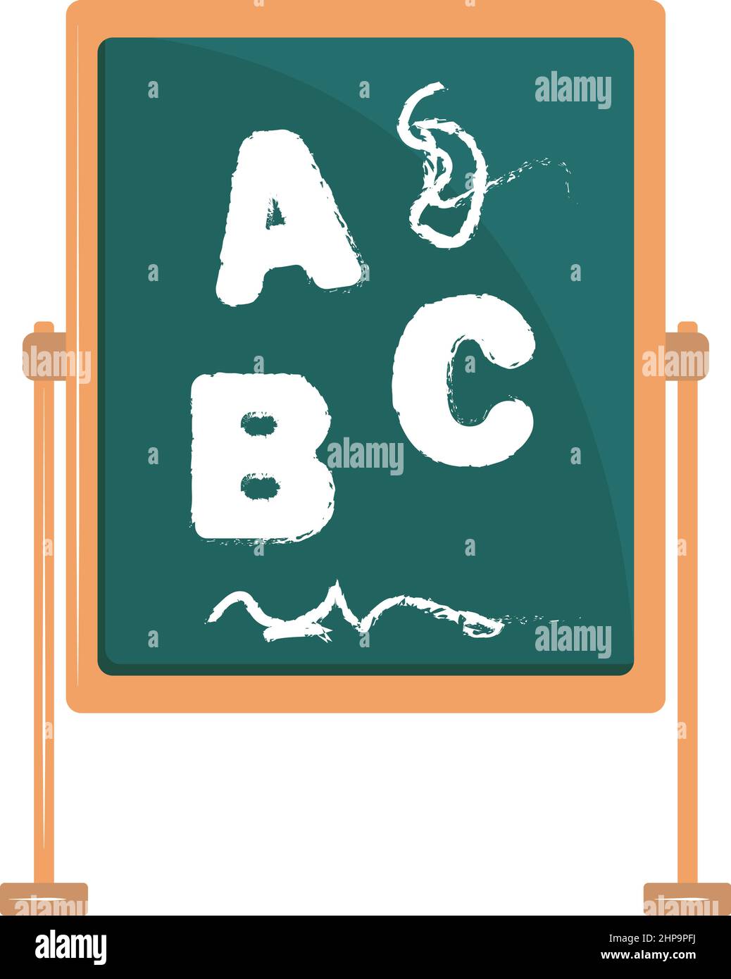 chalkboard with alphabet Stock Vector Image & Art - Alamy