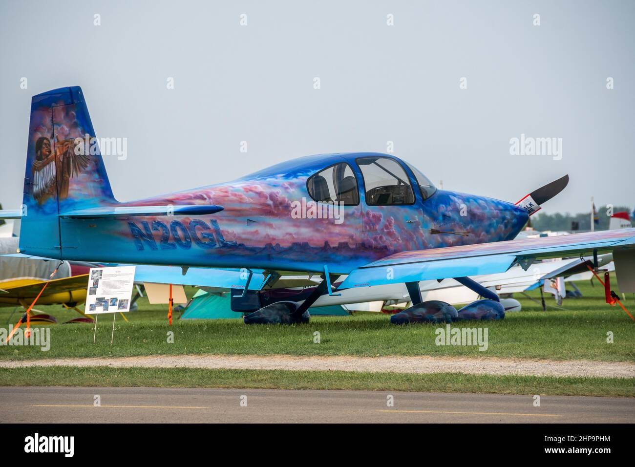 Eaa airventure airplane air show oshkosh wisconsin hi-res stock ...