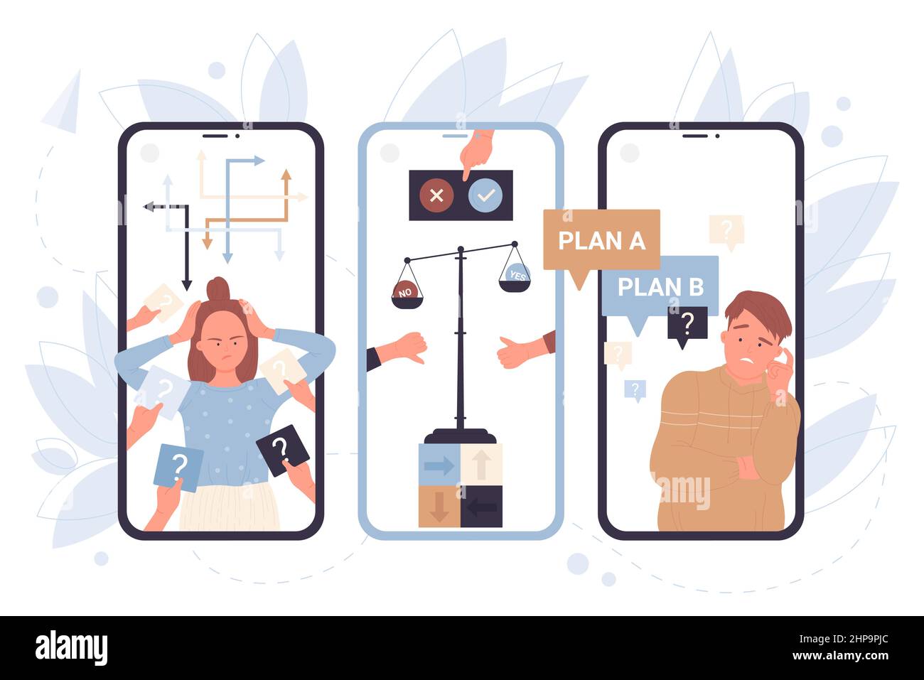 People choose right decision or success strategy, making analysis on ...